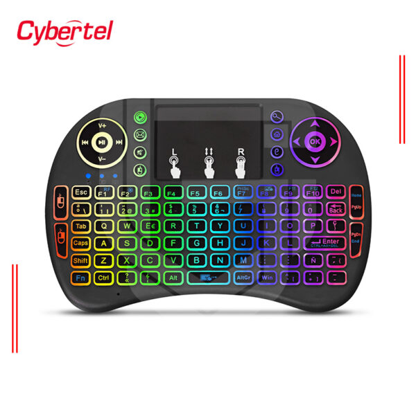 TECLADO CYBERTEL SMART PIXEL CYB K236-RGB MINI LED WIFI TOUCH - Compugamer